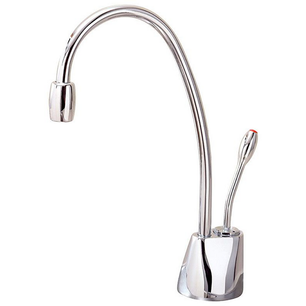 steaming hot water tap